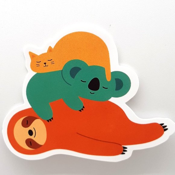 VSCO Animals Stickers | Accessories | Vsco Sloths Stickers For 15 ...